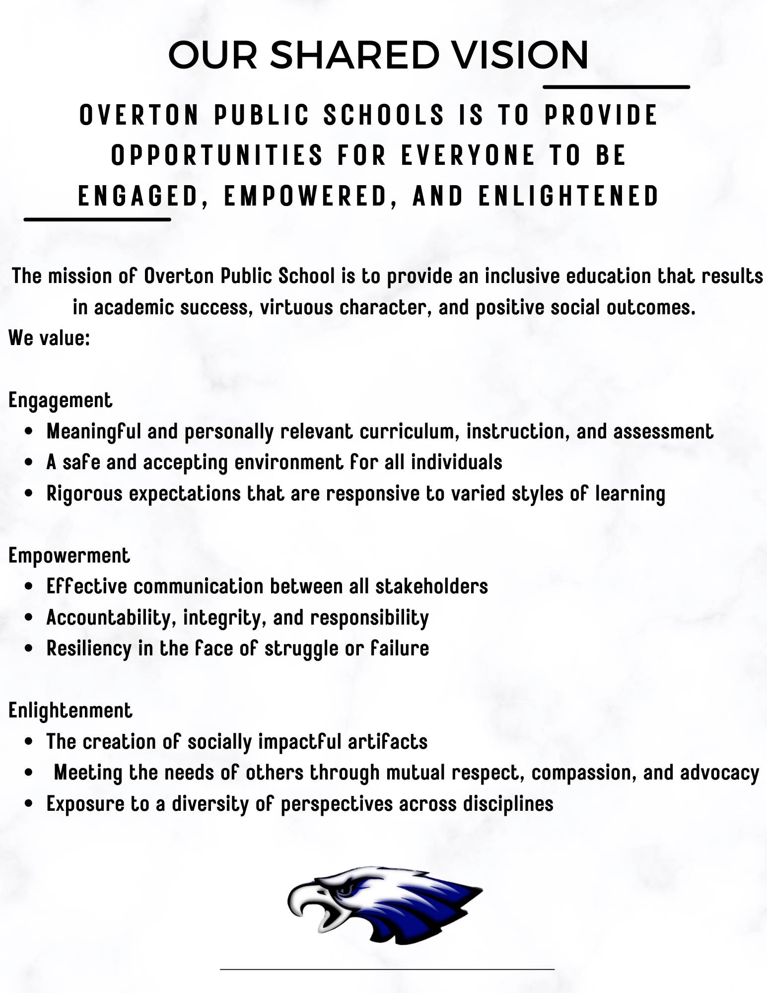 Overton Public Schools - 2025-2026 School Lunch Prices